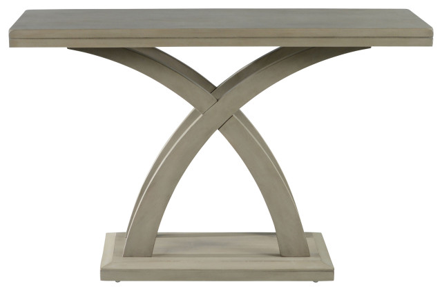 Jocelyn Grey Sofa Table - Farmhouse - Console Tables - by Steve Silver ...