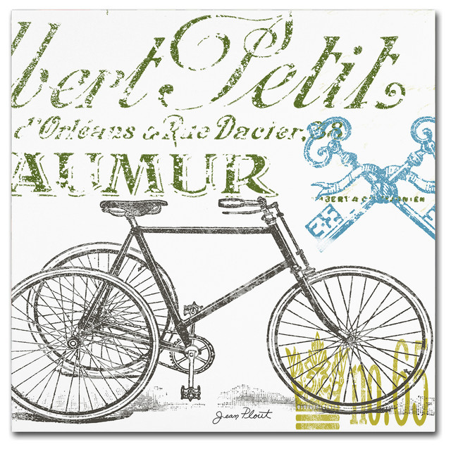 Jean Plout 'Paris 7' Canvas Art, 18"x18" - Contemporary - Prints And ...