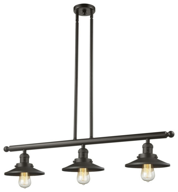 Innovations Railroad 3-Light Island Light, Oiled Rubbed Bronze ...