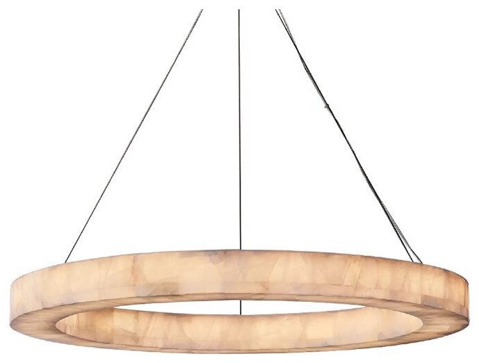 Natural Marble Ring Chandelier - Contemporary - Chandeliers - by ...