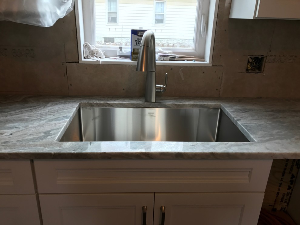 Kitchen sink is off centered