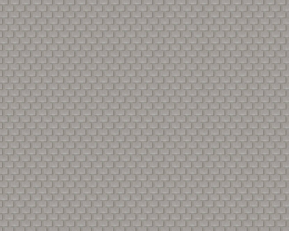 Modern Textured Wallpaper, Basket Weave Pattern, Sample - Transitional ...