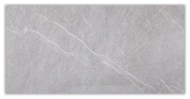Mountain Gray Polished 12x24 Marble Tile, 12x24 - Traditional - Wall ...