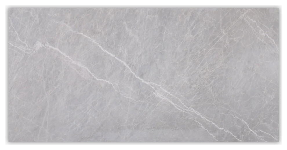 Mountain Gray Polished 12x24 Marble Tile, 12x24 - Traditional - Wall ...