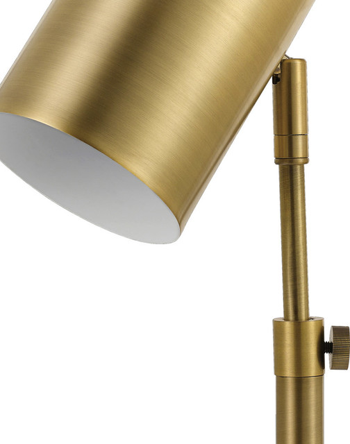 Pratt 18" Matte Brass Desk Lamp - Contemporary - Desk Lamps - by Globe ...