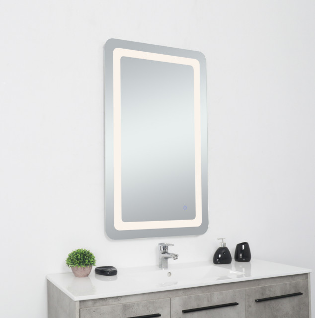 Elegant Decor Genesis 20In X 40In Soft Edge Led Mirror - Modern ...