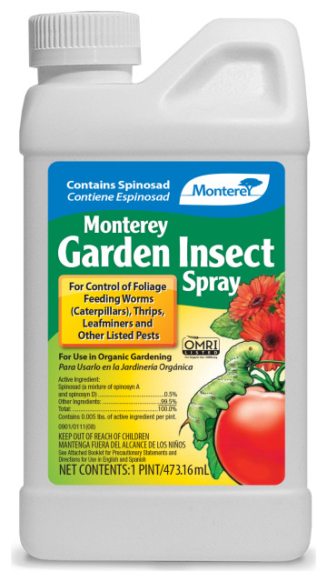 Monterey Garden Insect Spray Liquid Insecticide Concentrate Organic, 8 ...