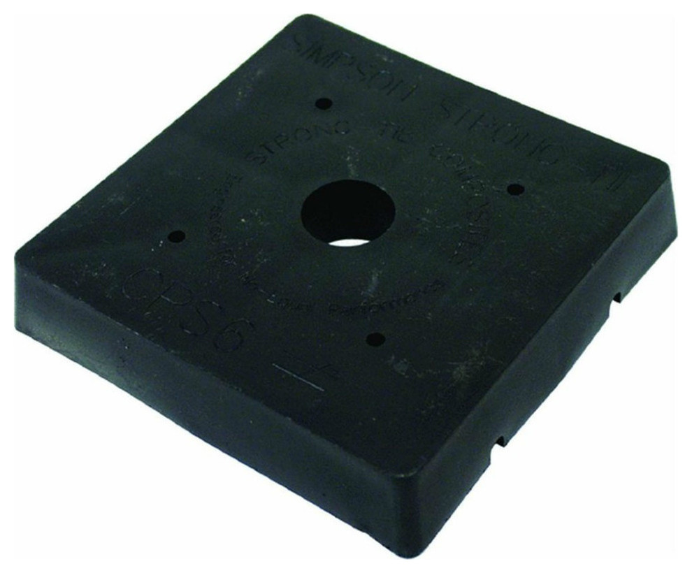 Simpson Strong-Tie CPS6 Composite Standoff Base, 6 x 6 - Traditional ...