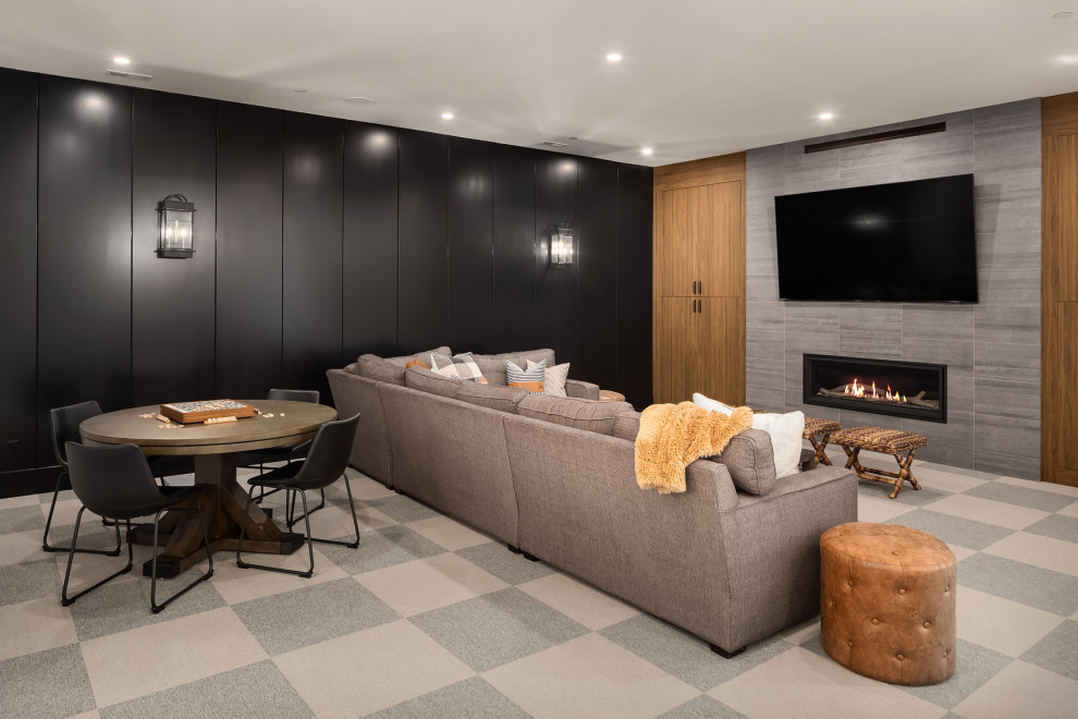 Silver Spurs - Transitional - Basement - Seattle - by Enfort Homes | Houzz