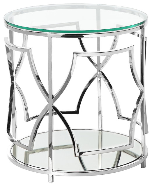 Edward Round Side Table - Contemporary - Side Tables And End Tables ...