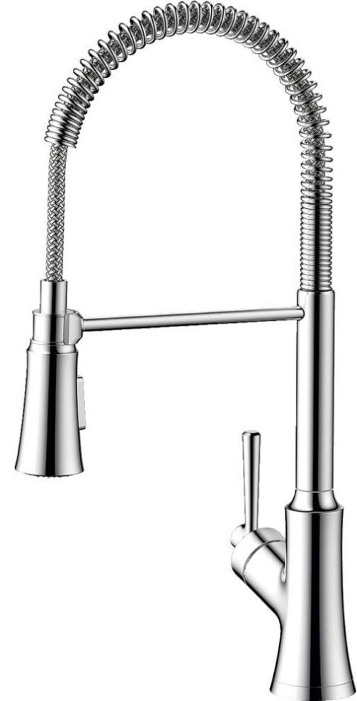 Tall Kitchen Faucet with Pull-Down Magnetic Sprayhead and Aerated Spray ...