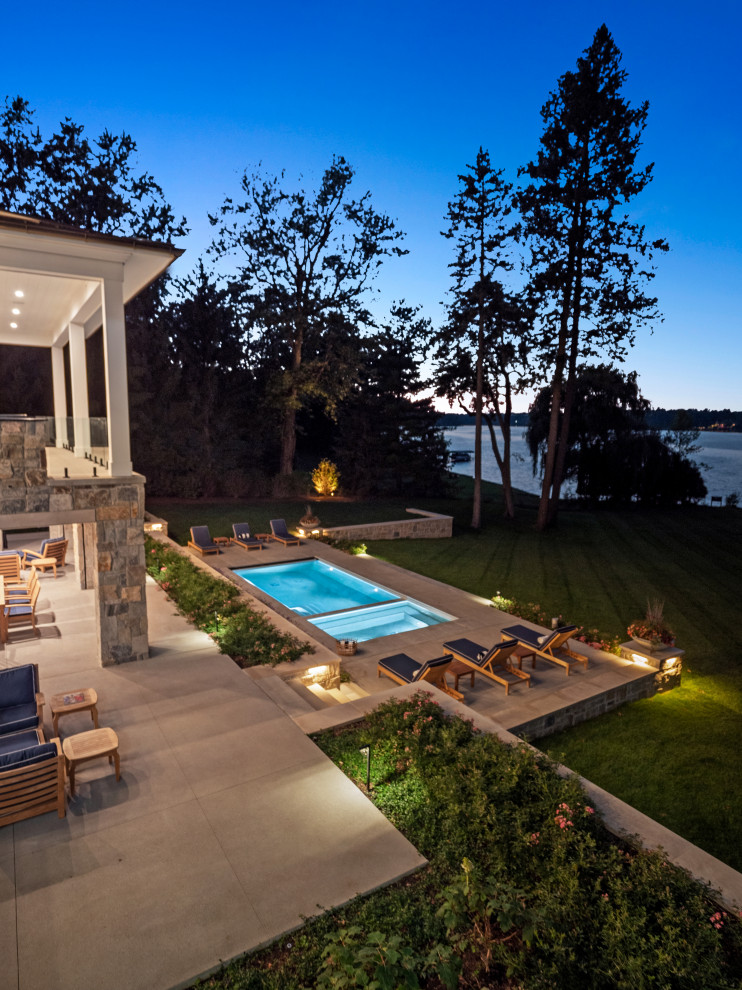 Lake Angelus Estate: Outdoor Living - Modern - Pool - Detroit - by ...