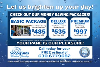 SOAPY SUDS WINDOW CLEANING - Project Photos & Reviews - west Chicago ...