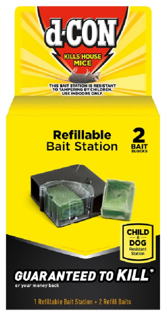 d-CON 89545 Bait Station and Bait For Mice, Pack of 2 - Housekeeping ...