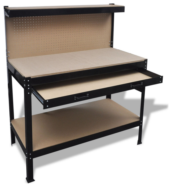 Workshop Storage Tools Table - Traditional - Garage And Tool Storage ...