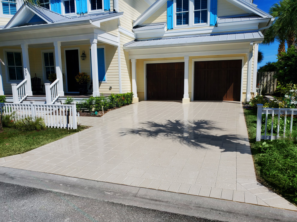 Shellock Driveway - Artistic Pavers - Garage - Miami - by Artistic ...