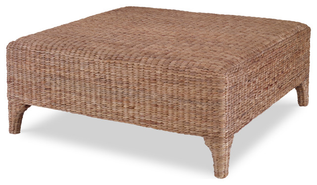 Ambella Home Collection Nala Woven Cocktail Table - Tropical - Coffee ...