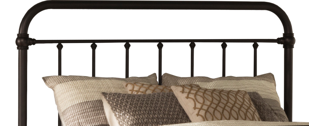 Hillsdale Kirkland Metal King Headboard With Metal Frame, King ...
