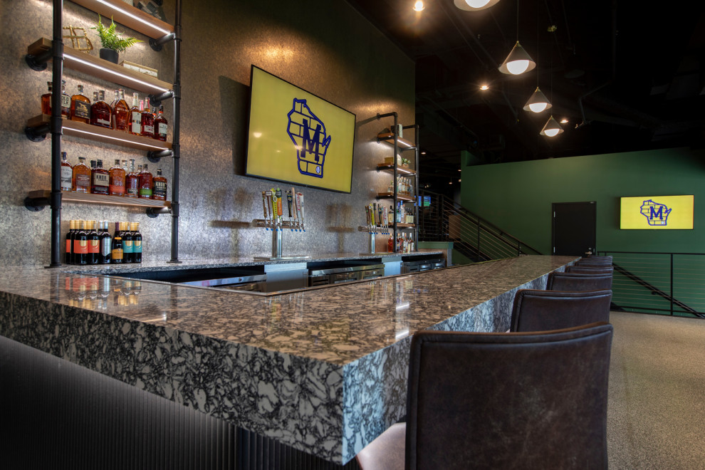 X-Golf American Family Field - Modern - Home Bar - Milwaukee - by ...