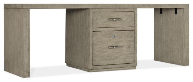 Linville Falls 84" Desk With One Centered File - Desks And Hutches - by ...