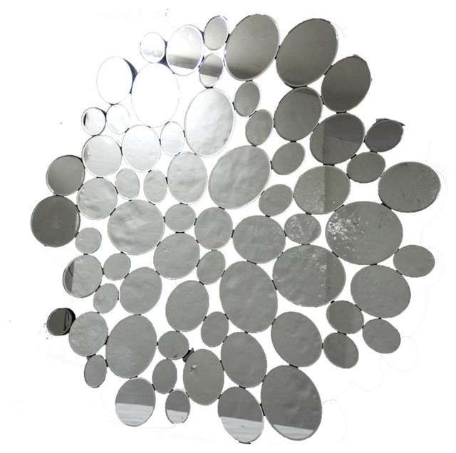 Mesmerizing Mdf Mirror Wall Decor, 39.5x39.5 - Contemporary - Wall ...