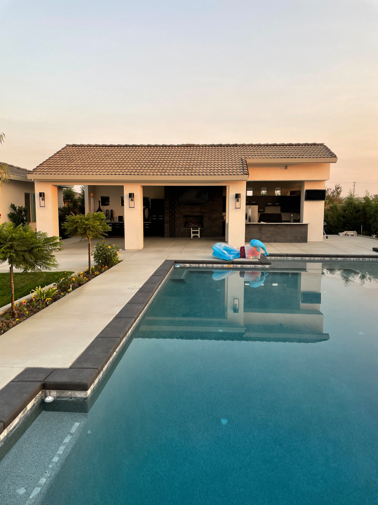 Newly built pool house at the Wilson Pool.. Built by Jays Construction ...