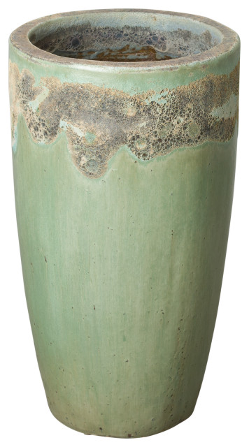 Tall Round Pot Reef/Spa 13x23 - Farmhouse - Indoor Pots And Planters ...