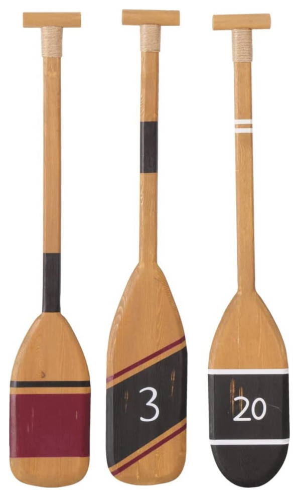 Paddles Wall Decor, 5 L x 0 3/4 W x 29 H inches - Beach Style - Wall ...