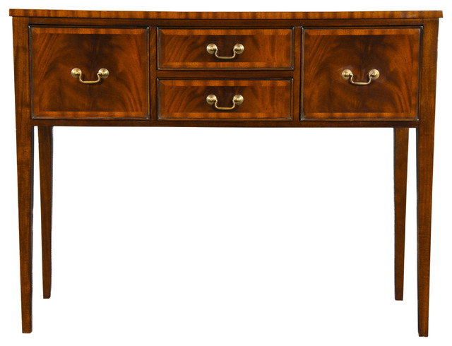 Small Tapered Leg Mahogany Sideboard - Traditional - Buffets And ...