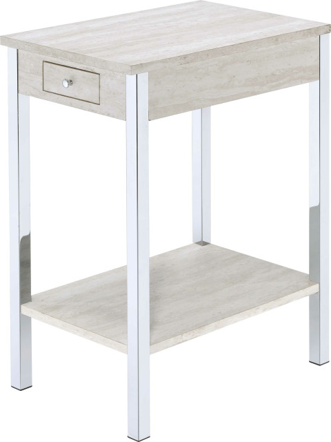 ACME Philo Side Table (USB Dock) - Contemporary - Side Tables And End ...