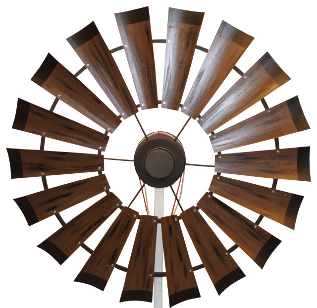 72 Inch Weathered Burnt Umber Windmill Ceiling Fan | The Patriot Fan ...