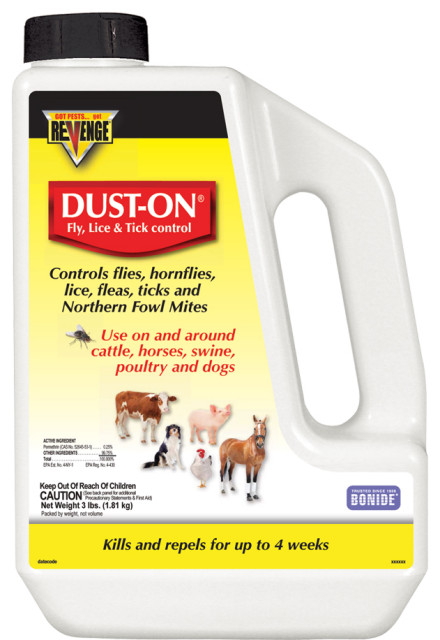 Bonide® 46401 Revenge® Dust-On® Fly/Lice/Tick Control for Livestock ...