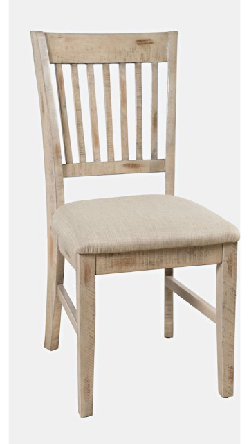 Rustic Shores Coastal Style Upholstered Desk Chair - Contemporary ...
