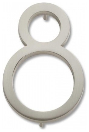 Atlas Homewares, Modern Avalon #8, Brushed Nickel - Contemporary ...