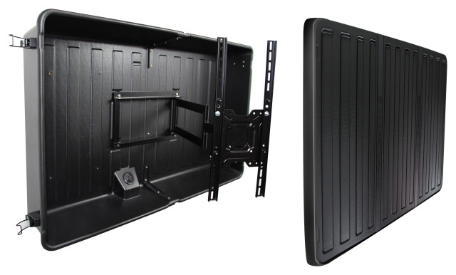 Storm Shell Weatherproof 75" Outdoor TV Enclosure - Transitional ...