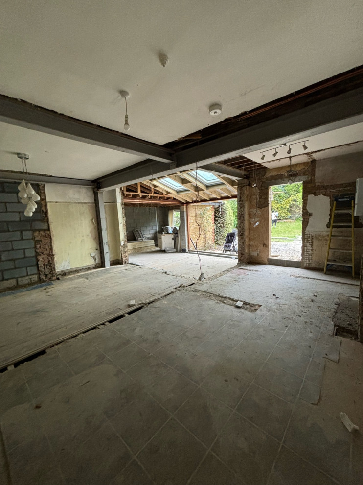 Do I drop ceiling to hide beams | Houzz AU