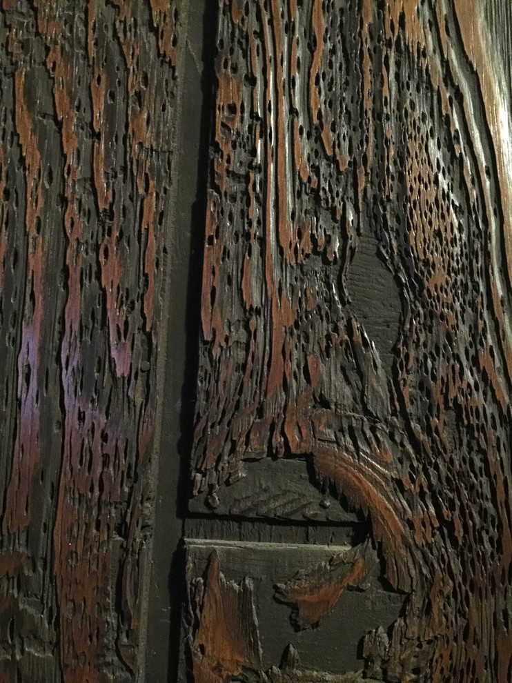 Textured Painting Wood Paneling Bright Texture, Background. Triangles