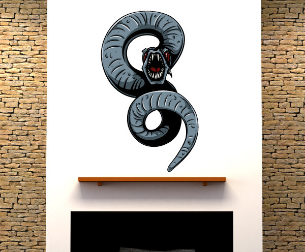 Mythical Creature Vinyl Wall Decal MythicalCreatureUScolor023, 18 in ...