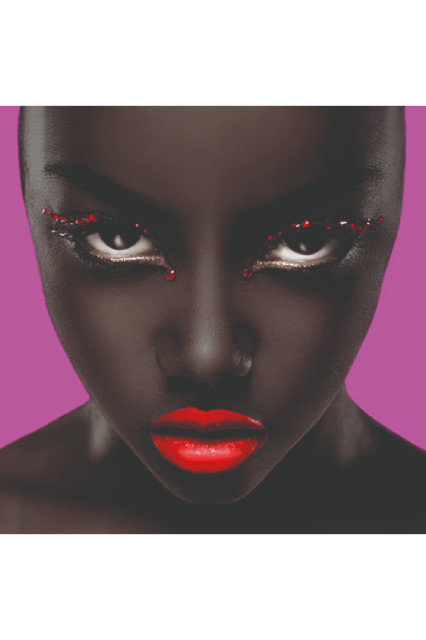 Pop Art Style Feminine Image S, Andrew Martin Red Tears - Contemporary ...