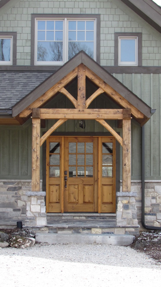 Exterior timber structures - Traditional - Entry - Toronto - by ...