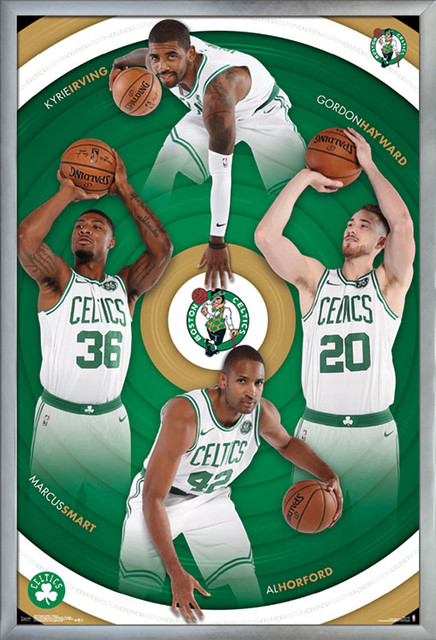 Boston Celtics Team Poster, 24.25"x35.75" - Contemporary - Prints And ...