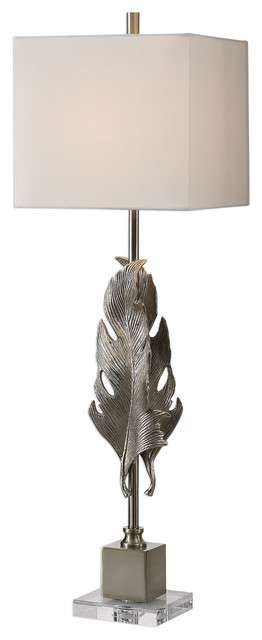 Uttermost Luma Metallic Silver Lamp - Transitional - Table Lamps - by ...