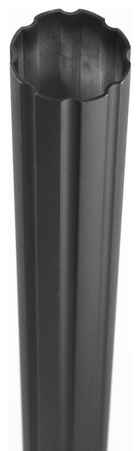 Outdoor Fluted Post, Black - Transitional - Post Lights - by Buildcom ...