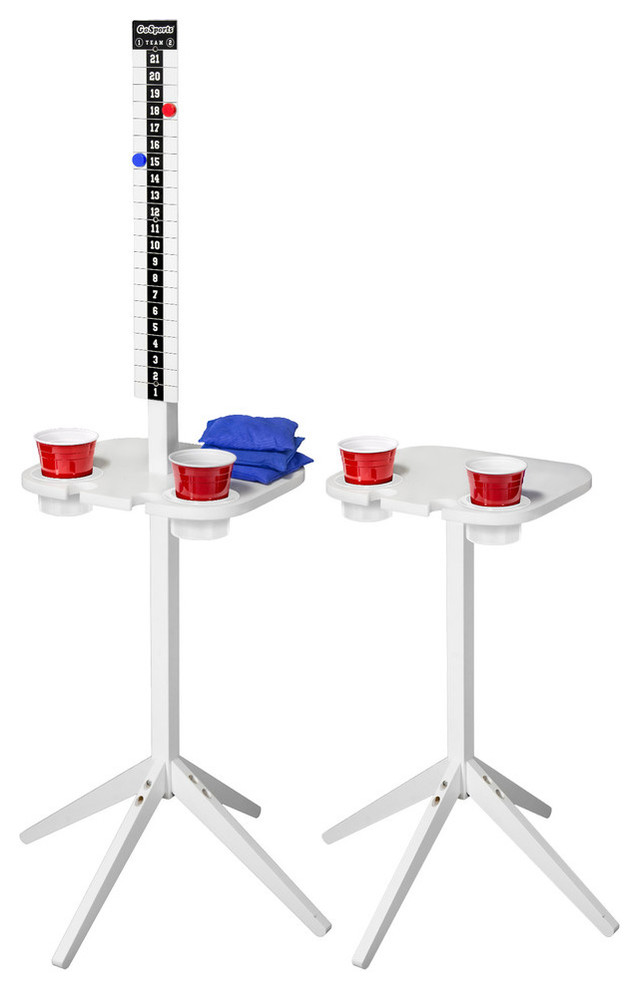 ScoreCaddy Outdoor Game Score Keeper and Drink Stand Set - Contemporary ...