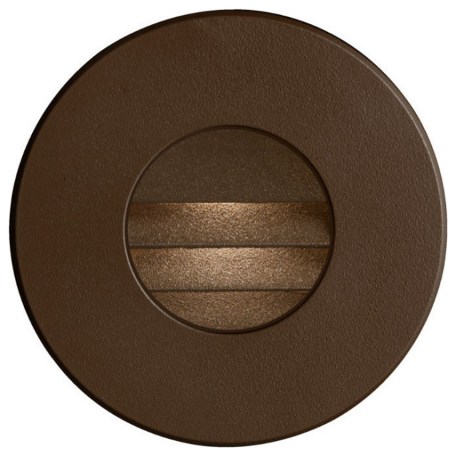 Bran Round Outdoor LED Wall Light With Louver - Contemporary - Outdoor ...