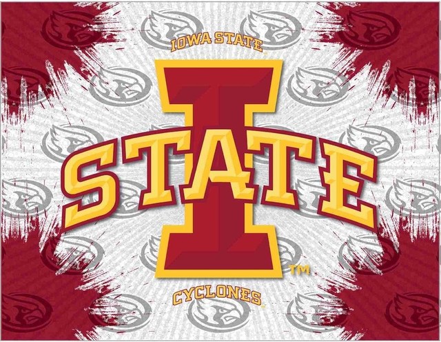 Iowa State Logo Canvas, 20"x15" - Contemporary - Prints And Posters ...