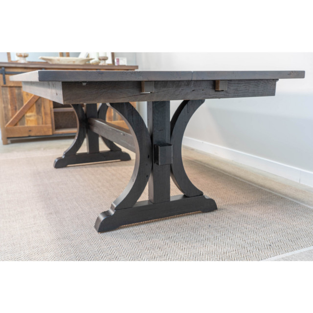 Wexway Rustic Farmhouse Dining Table, 42"x84" - Transitional - Dining ...