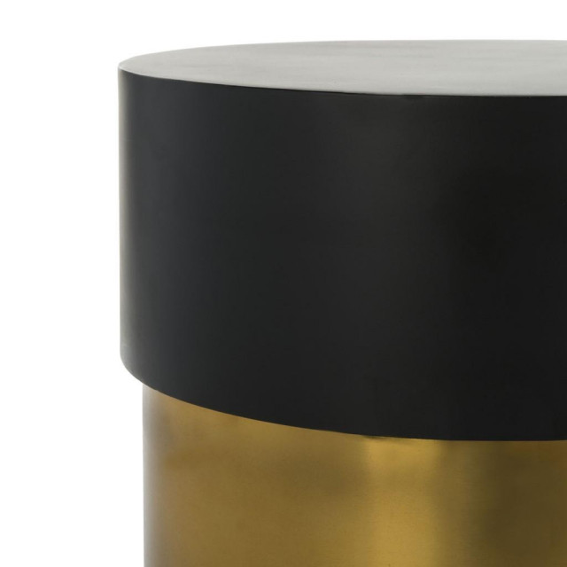 Safavieh Solstice Round Side Table, Black/Gold, #N/A - Contemporary ...