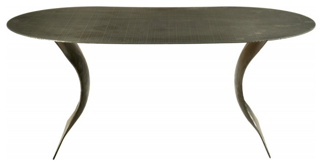 Oblong Modern Iron Coffee Table - Contemporary - Coffee Tables - by ...