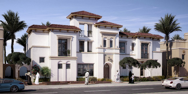 Saudi Arabian Villa, Riyadh - Mediterranean - House Exterior - San ...